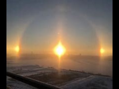 MESMERIZING VIEW !! THREE SUNS IN CHINA !! - YouTube