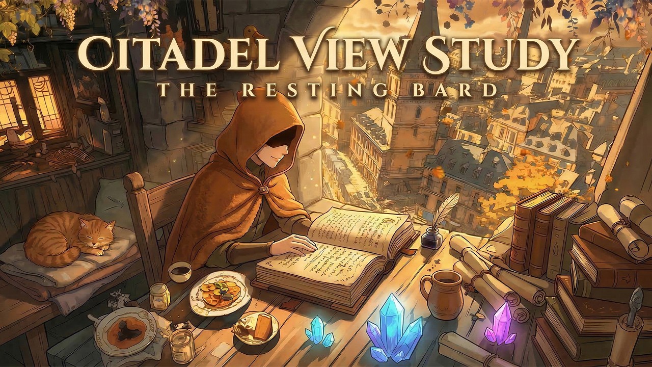 The Citadel View Study 🏰 Medieval Fantasy Music for Reading & Focus ...