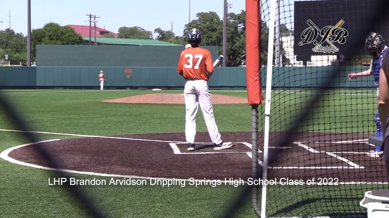 LHP Brandon Arvidson Dripping Springs High School Class of 2022 - YouTube