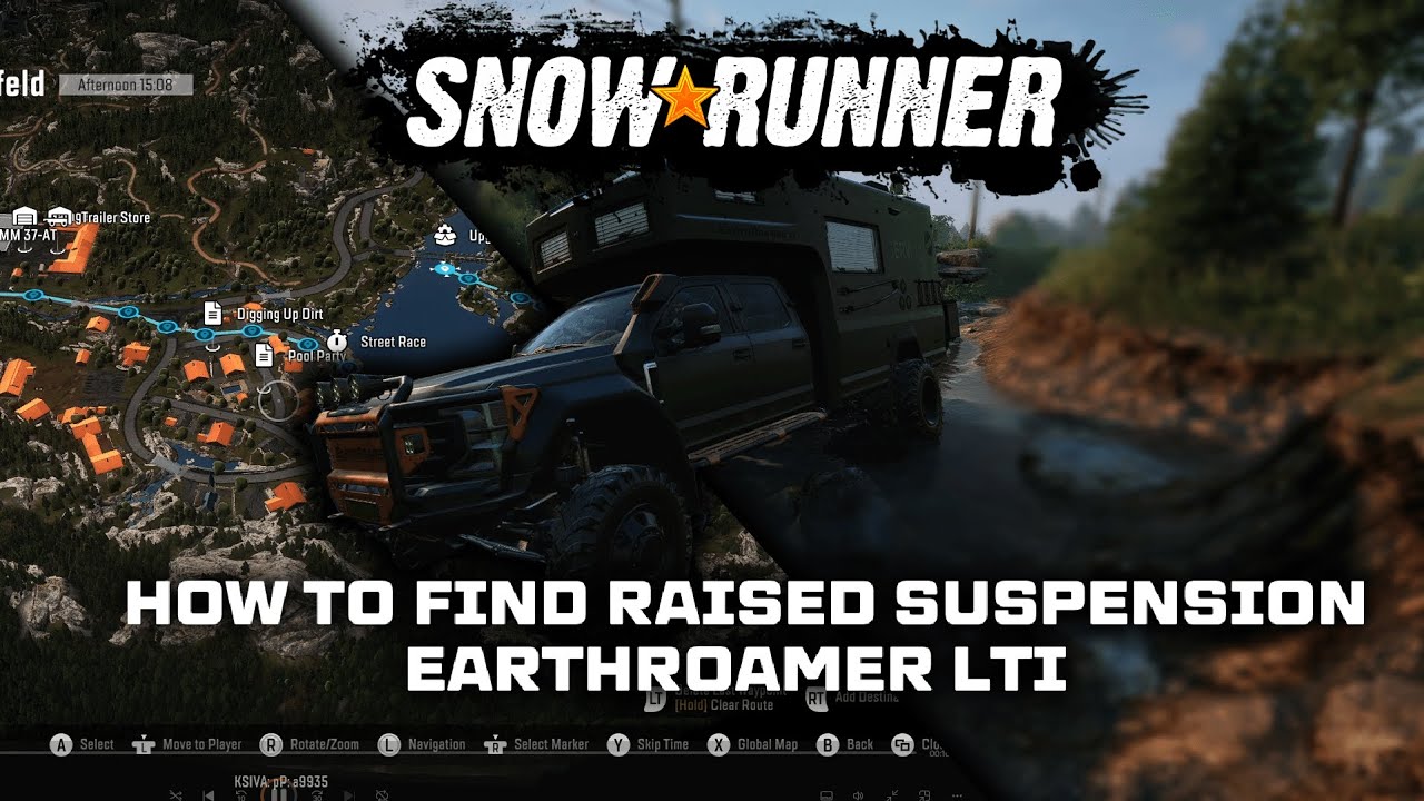 SnowRunner - How to find raised suspension upgrade EarthRoamer LTI ...