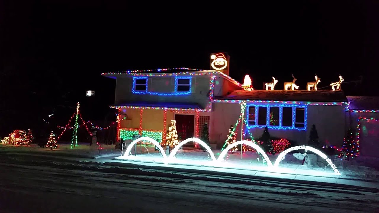 2015 Christmas Light Show - We Are Santa's Elves - YouTube