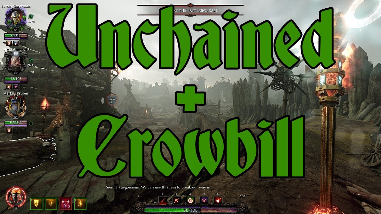 Unchained + Crowbill: Vermintide 2 Solo Legend Run (With Bots) - YouTube