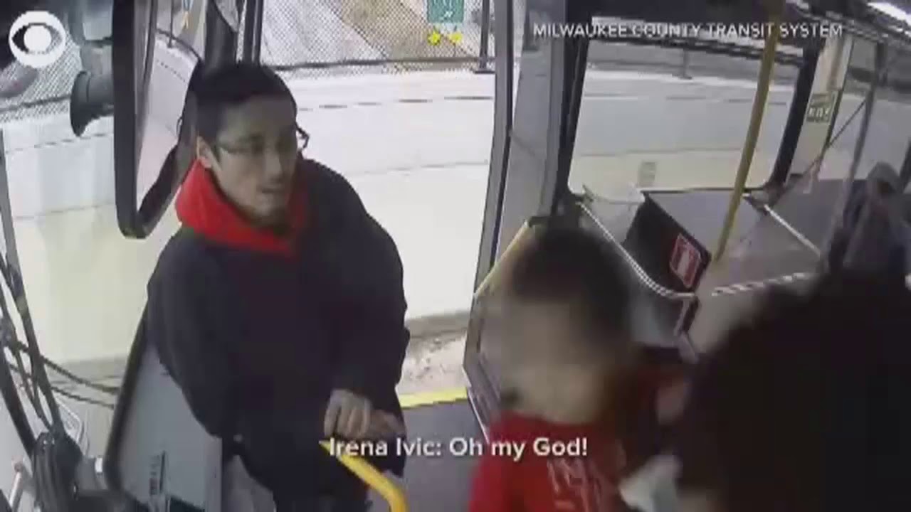 Bus Driver Rescues Toddler Walking Alone In Freezing Temps - YouTube