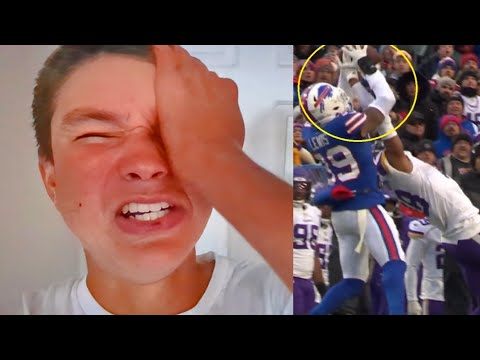 Bills Fan Reacts to loss vs. Vikings! - YouTube