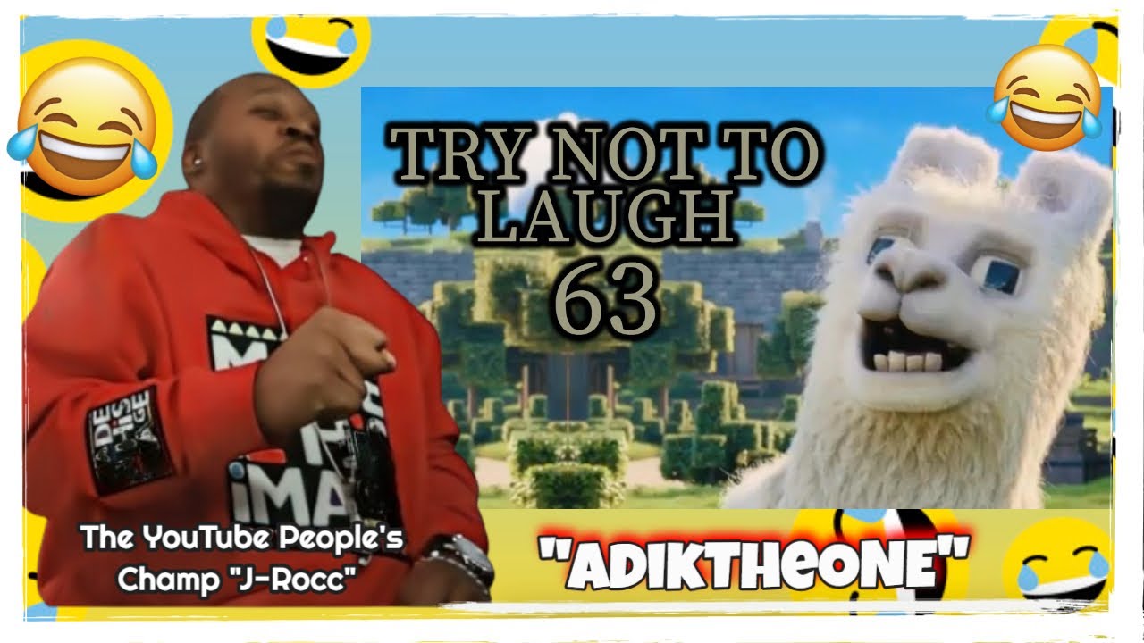 Hilarious Reaction to Adiktheone's Try Not to Laugh Challenge 63 - YouTube