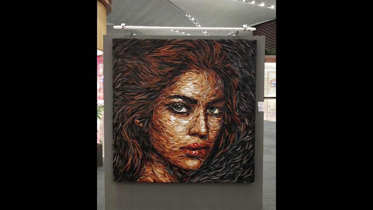 Istanbul Airport , Turkey : Turning scrap & waste into art work By ...