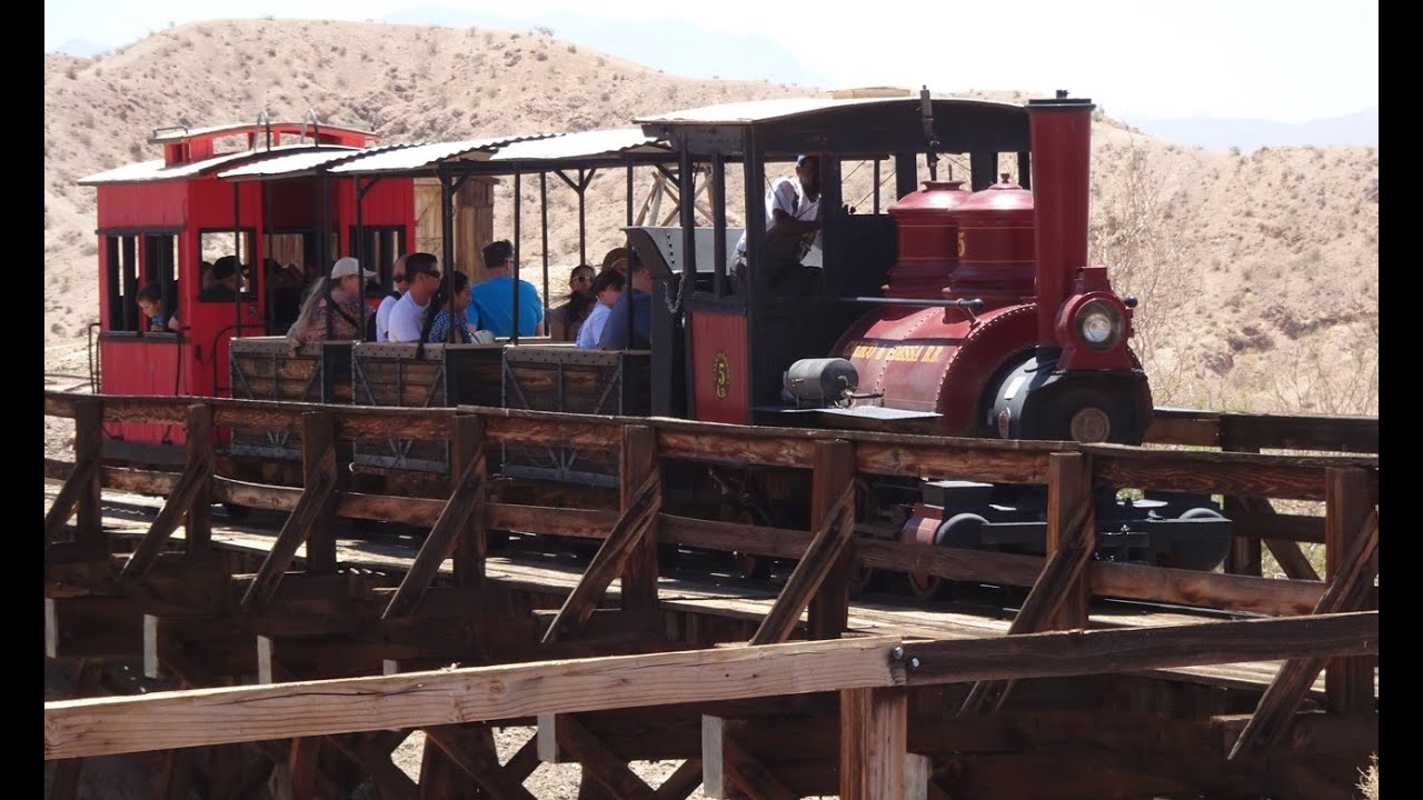 Calico Ghost Town and Odessa Railroad Complete Ride HD - YouTube