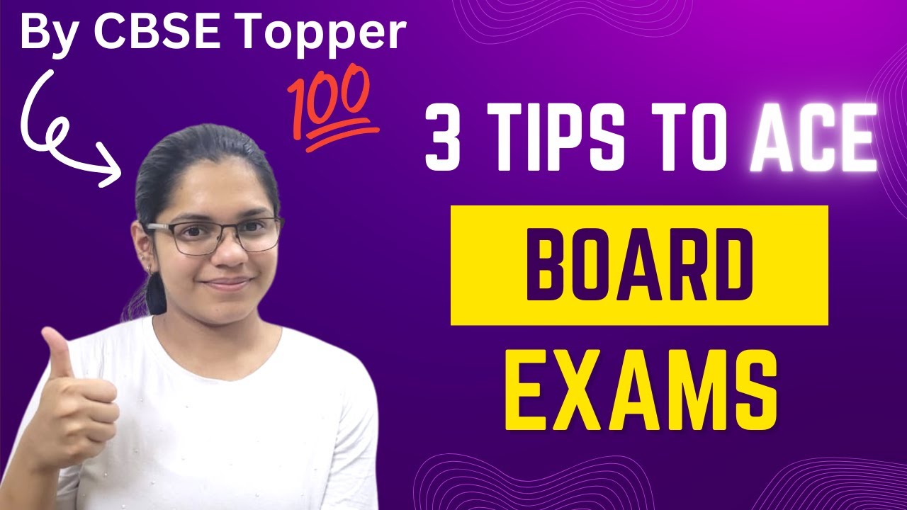 LAST MINUTE TIPS to ACE BOARD EXAMS | By Board Topper - YouTube