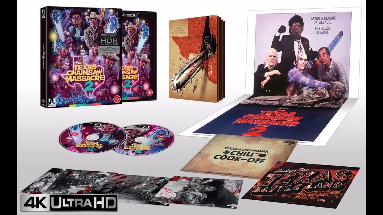 The Texas Chainsaw Massacre 2 [Arrow Video 4K UHD Limited Edition ...