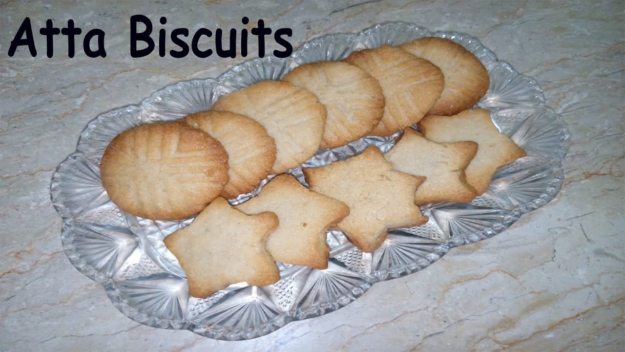 Atta Biscuit Recipe | Whole Wheat Biscuits | Bakery Style - YouTube