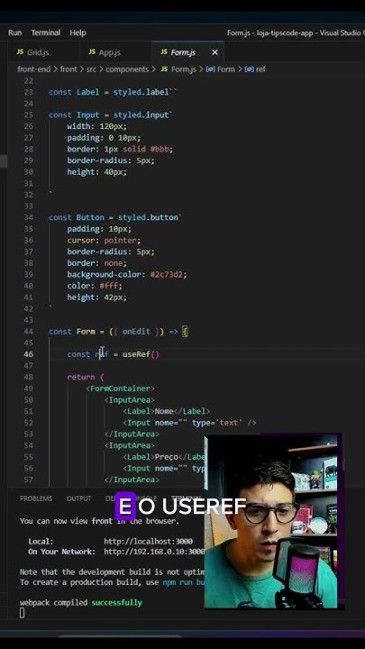 Usando Useref Com Reactjs Reactjs Hooks Javascript Tipscode Youtube