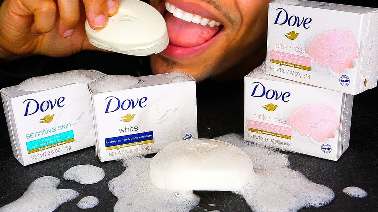 ASMR EDIBLE SOAP 식용 비누 BUBBLES EATING FAKE MUKBANG 먹방 PRANK WEIRDLY ...