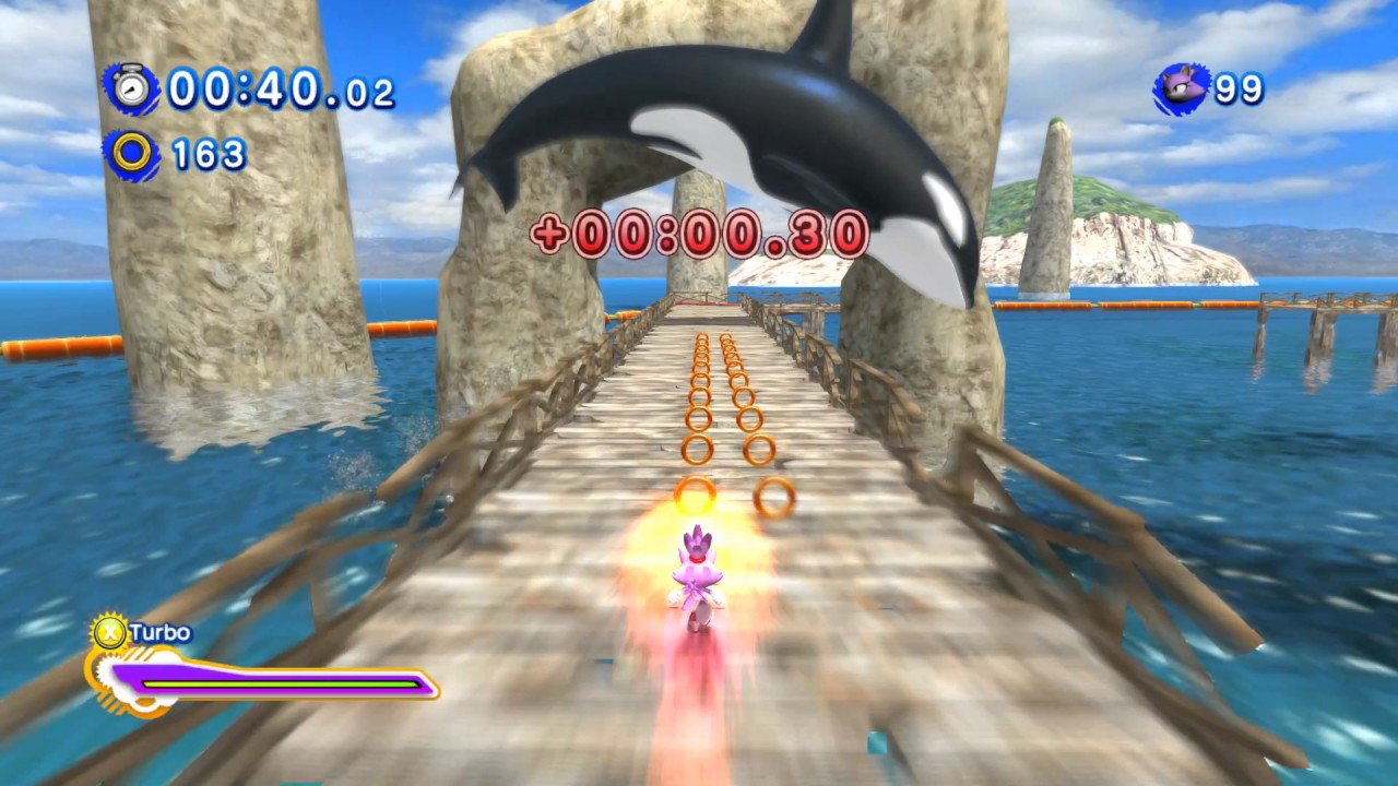 Sonic Generations - Wave Ocean & Blaze mods - YouTube