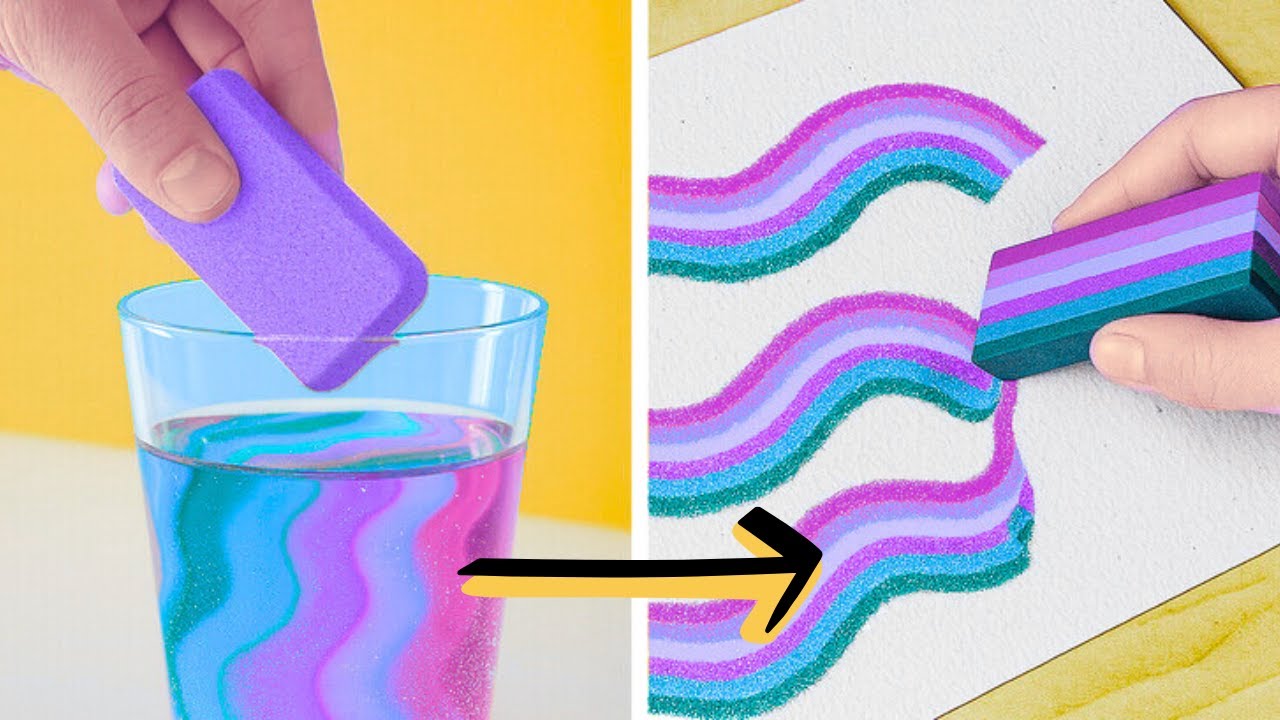 DIY Rainbow School Supplies to Dazzle Your Classmates 🌈💖 - YouTube