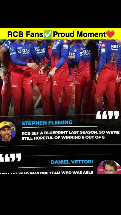 RCB Fan's Proud Moment ️#Rcb#Srh#Csk#royalchallengerbanglore#trending# ...