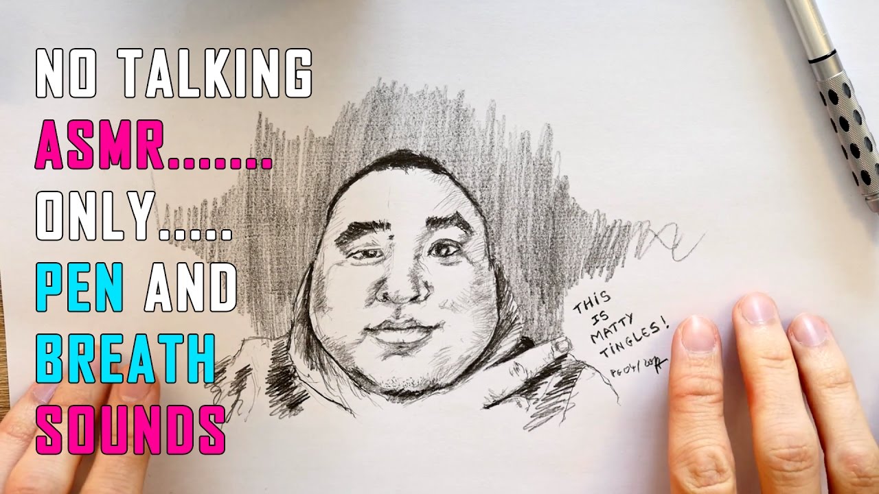 Sketching Matty Tingles [ASMR No Talking] - YouTube