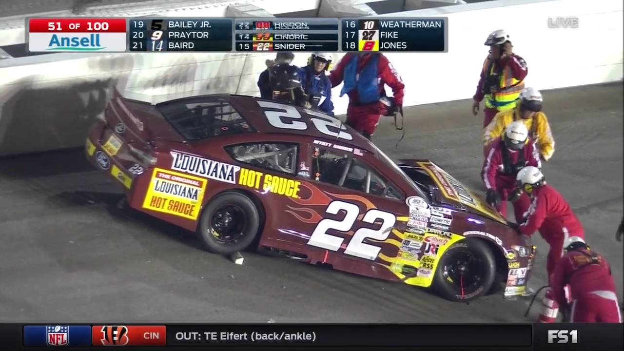 2016 Kansas 150 - Huge Crash - YouTube