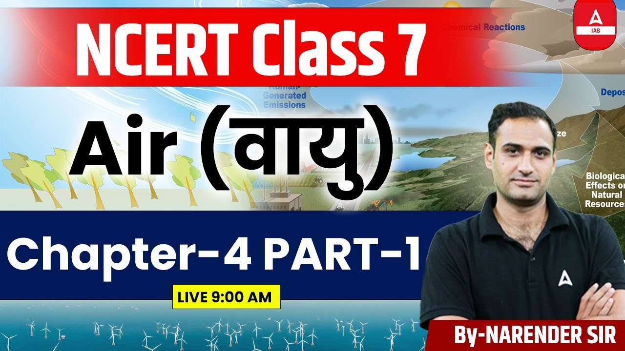 NCERT Class 7 Geography | Air (वायु) | Chapter-4 (PART 1) | UPSC CSE ...