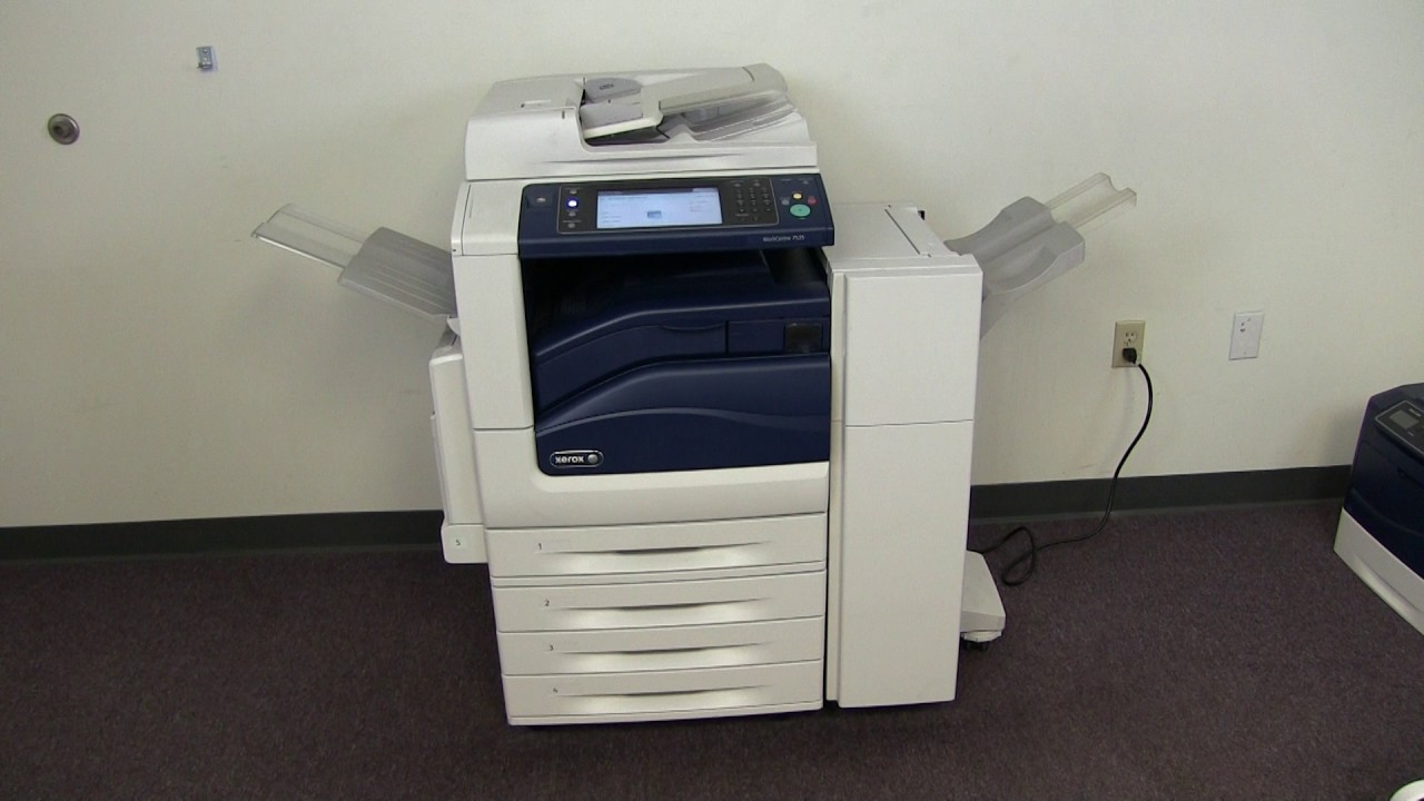 Xerox Workcentre 7535 19K 74K - YouTube