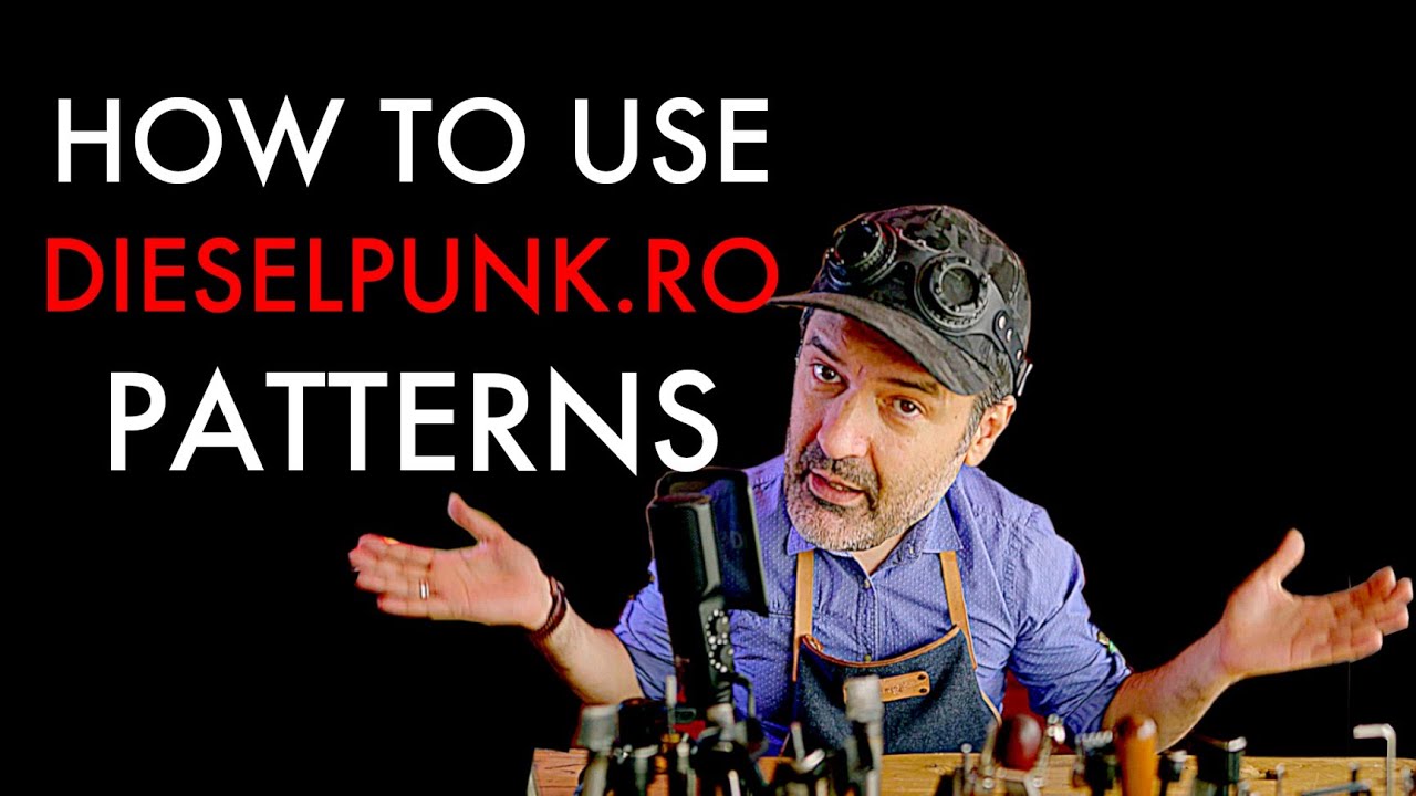 How to download and use Tony See Leather Patterns - YouTube