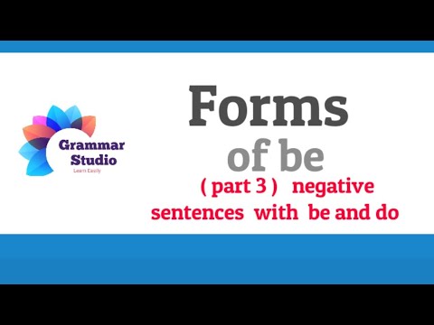 Forms of be part 3 - YouTube