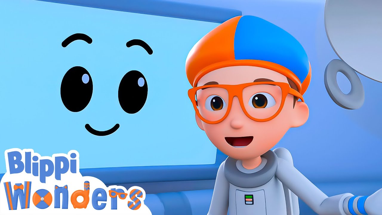 Blippi The Astronaut!📖Blippi Wonders📖Moonbug Kids📖Learning Corner - YouTube