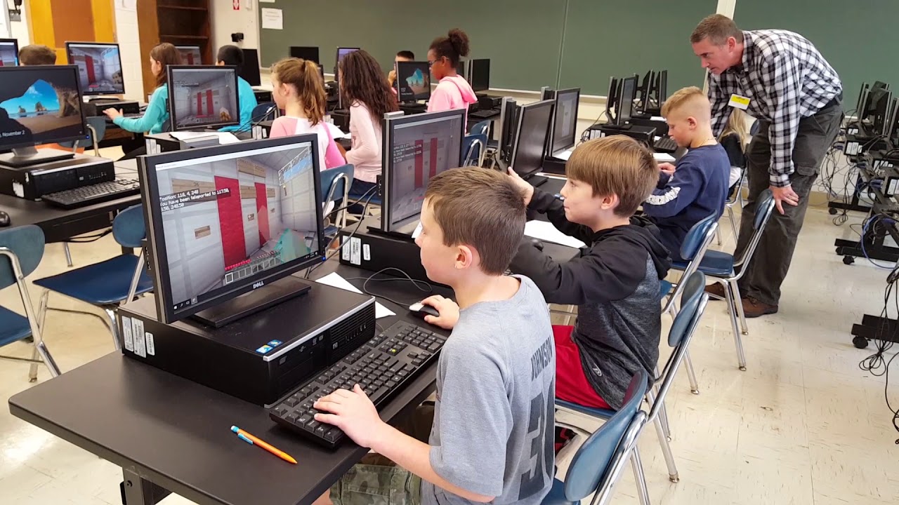 Upgraded Computer Lab Provides Engaged Learning - YouTube