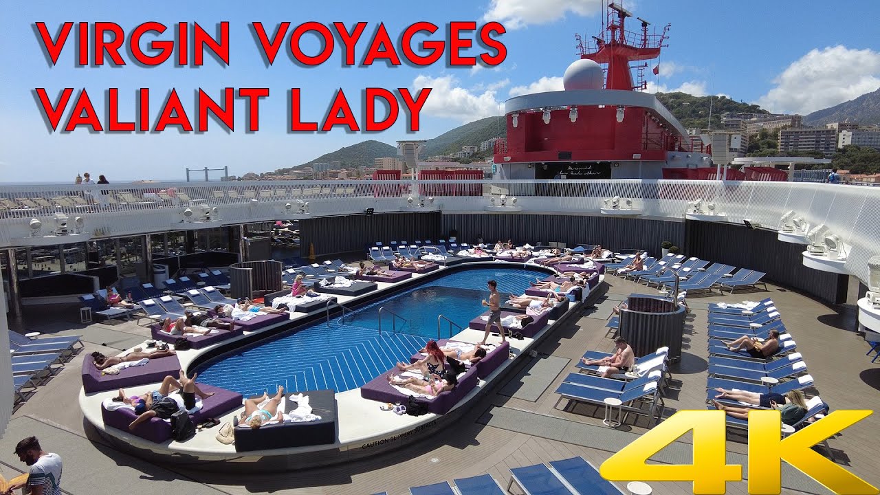 The Valiant Lady Virgin Voyages POV Walking Video Of The Whole Ship 4k ...