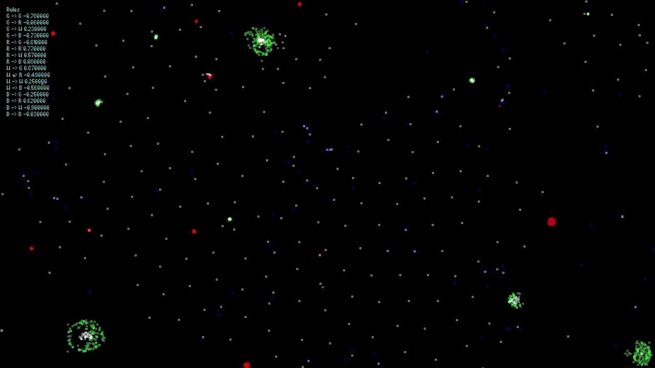 Gravity Particles Simulation - No commentary / Lofi music - C++ & SDL2 - YouTube