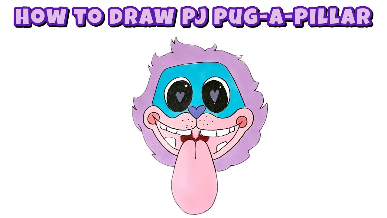 How to Draw PJ Pug-A-Pillar from Poppy Playtime – Unlock Your Artistic ...