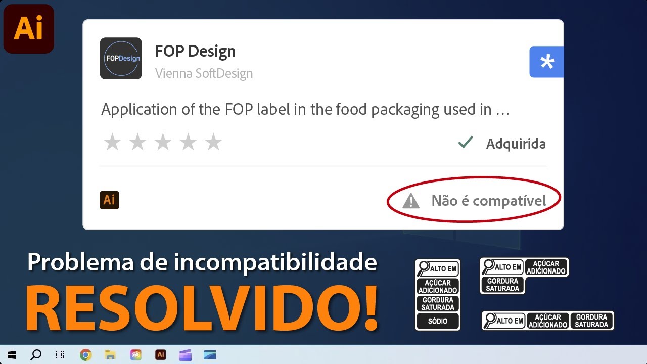 FOP Design e Creative Cloud no Windows - Problema de Incompatibilidade ...