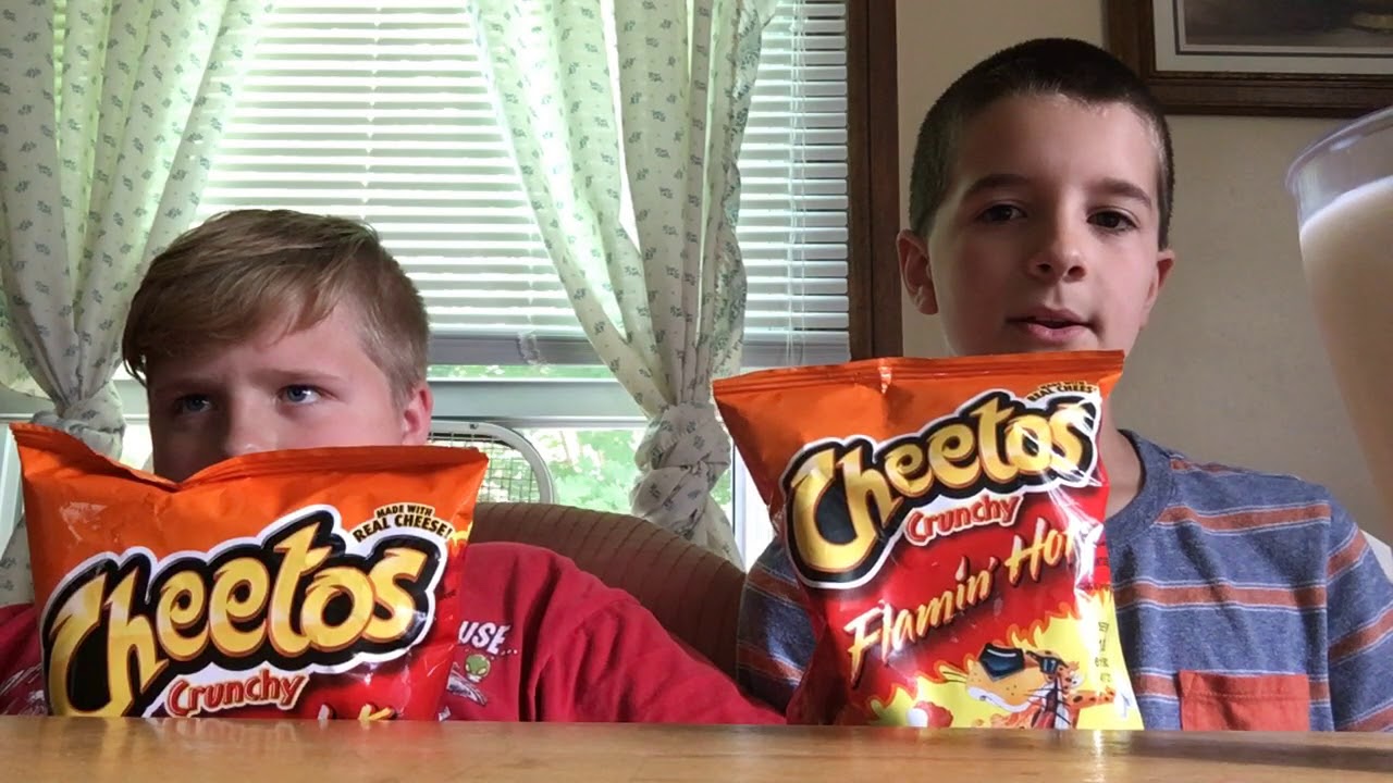 Hot Cheetos challenge - YouTube