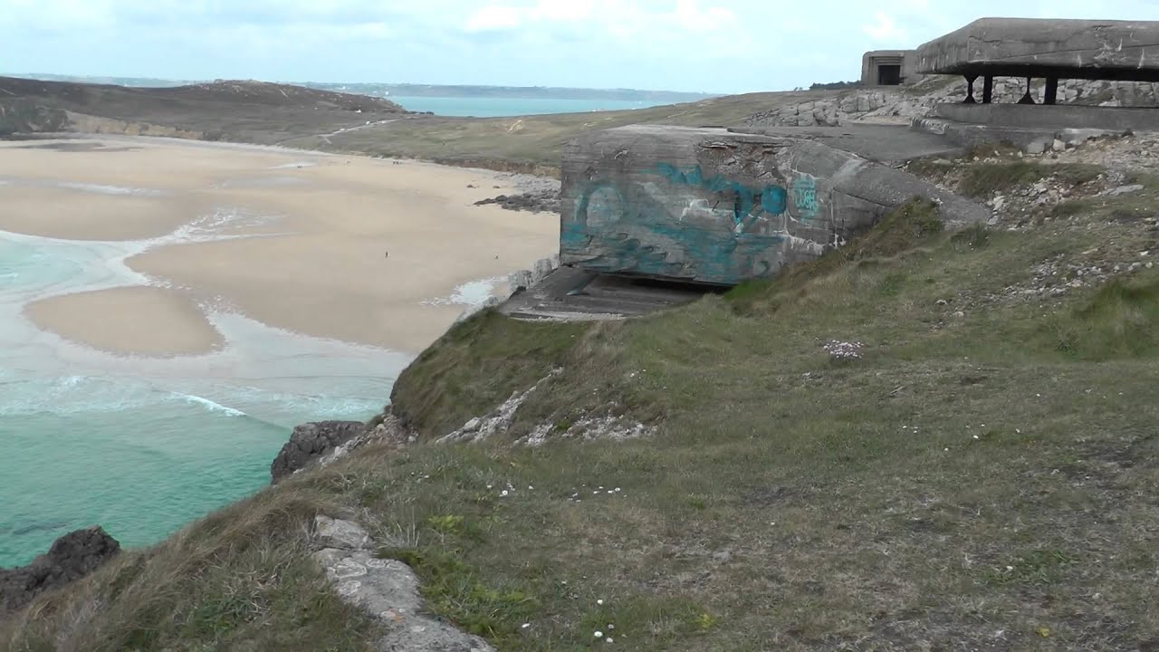 Brittany WWII Defenses and Memorials, France - YouTube