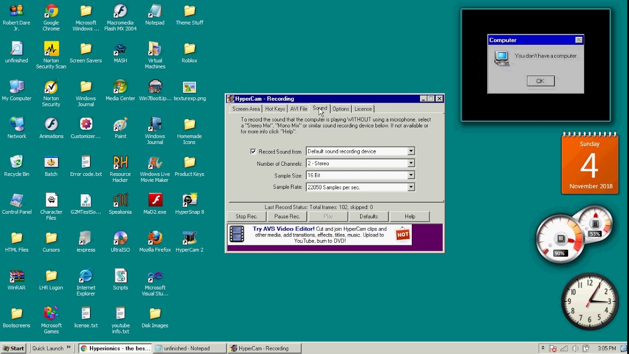 How to use the Unregistered Hypercam 2 - YouTube