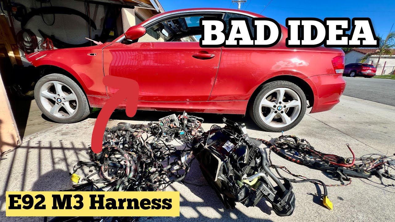 BMW 128i E92 M3 S65 V8 Swap Build | Part 2 Progress Update - YouTube