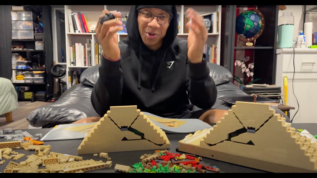 MY FIX of Lego Great Pyramid of Giza HOW TO Breakdown. All the way down ...