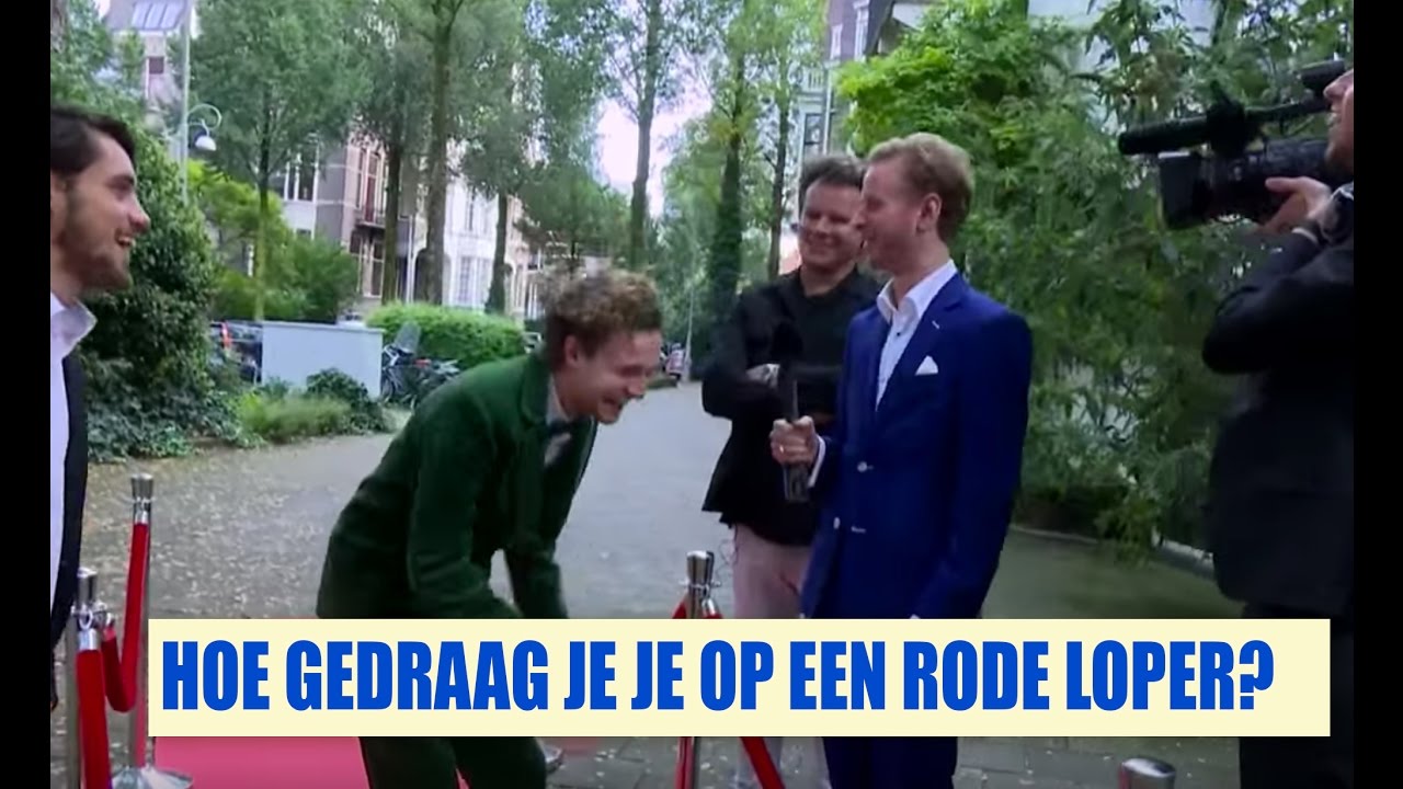 Televizier: Hoe gedraag je je op een rode loper? - YouTube