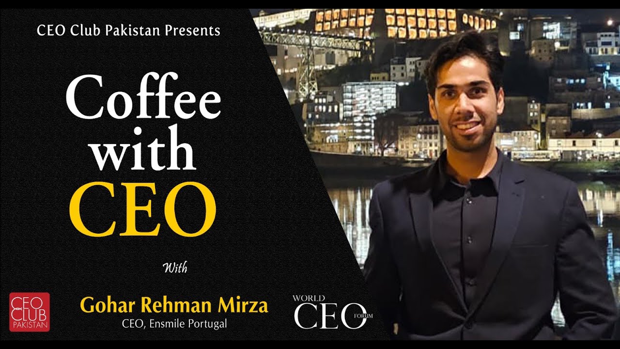 Coffee With CEO Mr. Gohar Rehman Mirza - YouTube