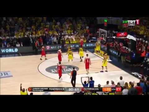 FENERBAHÇE-Olympiacos Final Maçının Son 1dakikası Murat Kosova Çıldırıyor.
