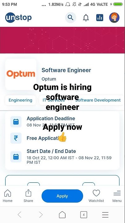 optum is hiring software engineer//Any graduate apply now - YouTube