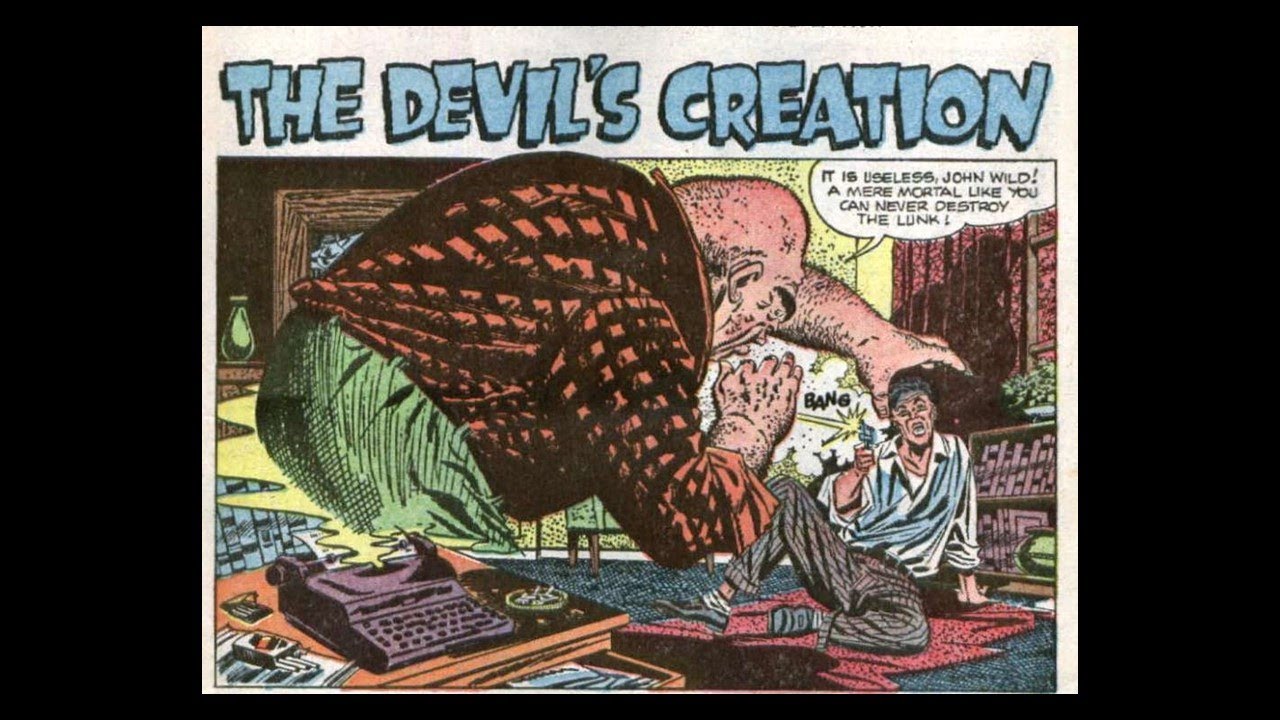 THE DEVIL'S CREATION - Vintage Horror Comic Book - YouTube