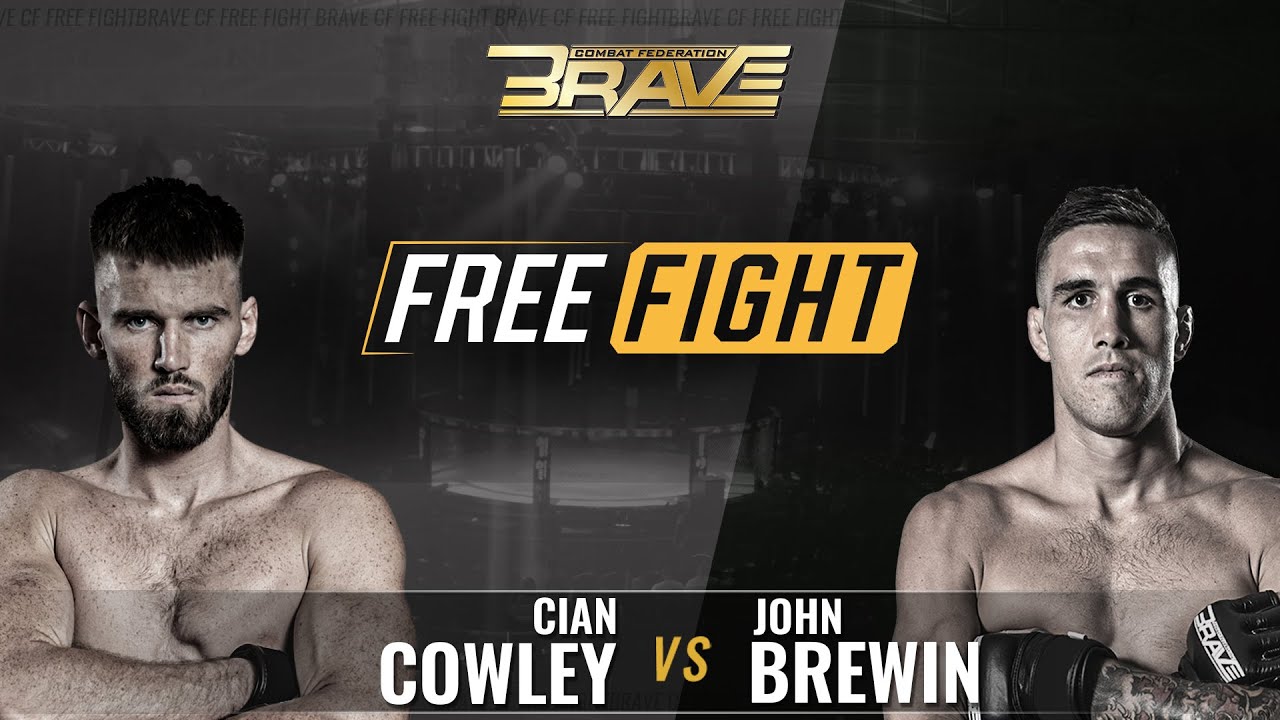 FREE MMA Fight | Cian Cowley vs John Brewin | BRAVE CF 22 - YouTube