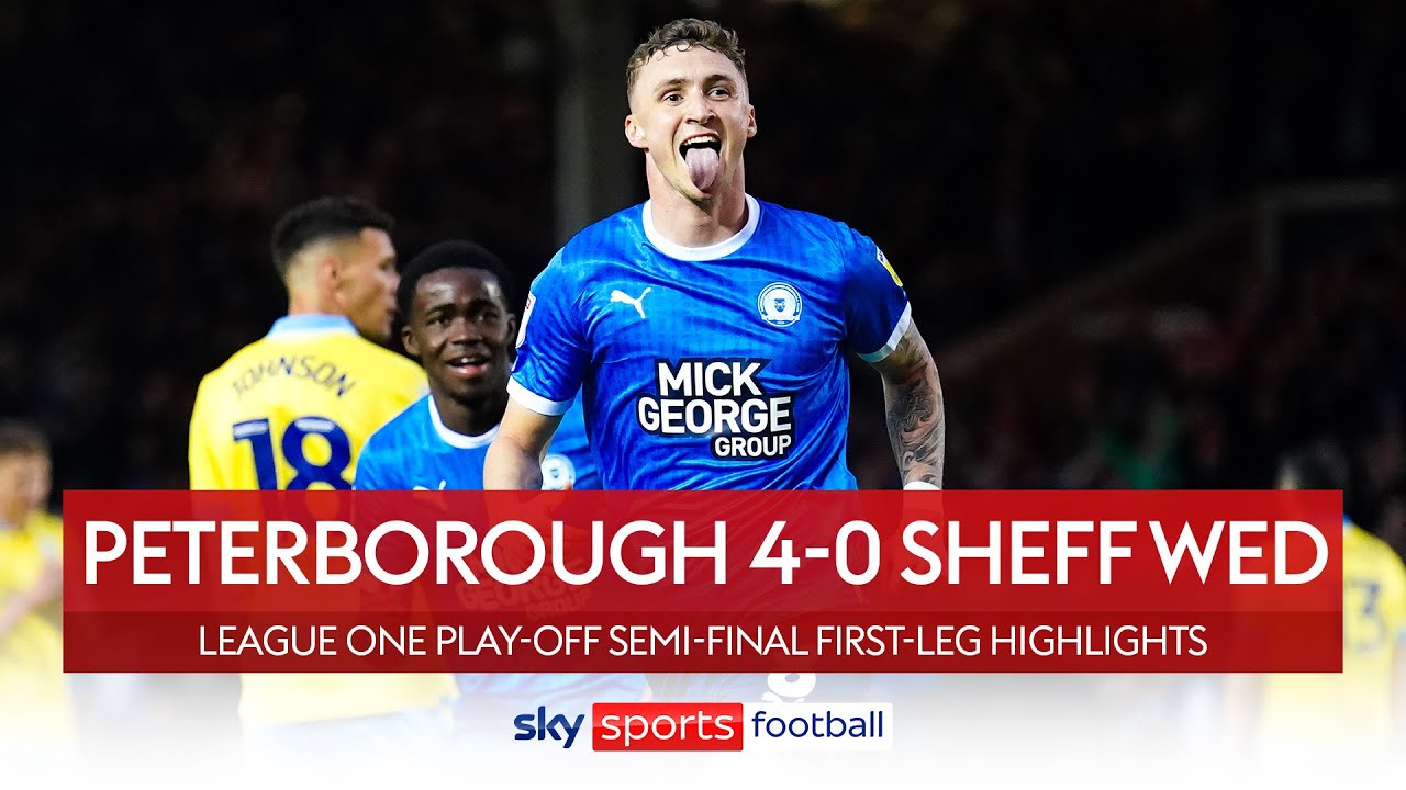 Peterborough SMASH Wednesday for FOUR! 🤯| Peterborough 4-0 Sheff Wed ...