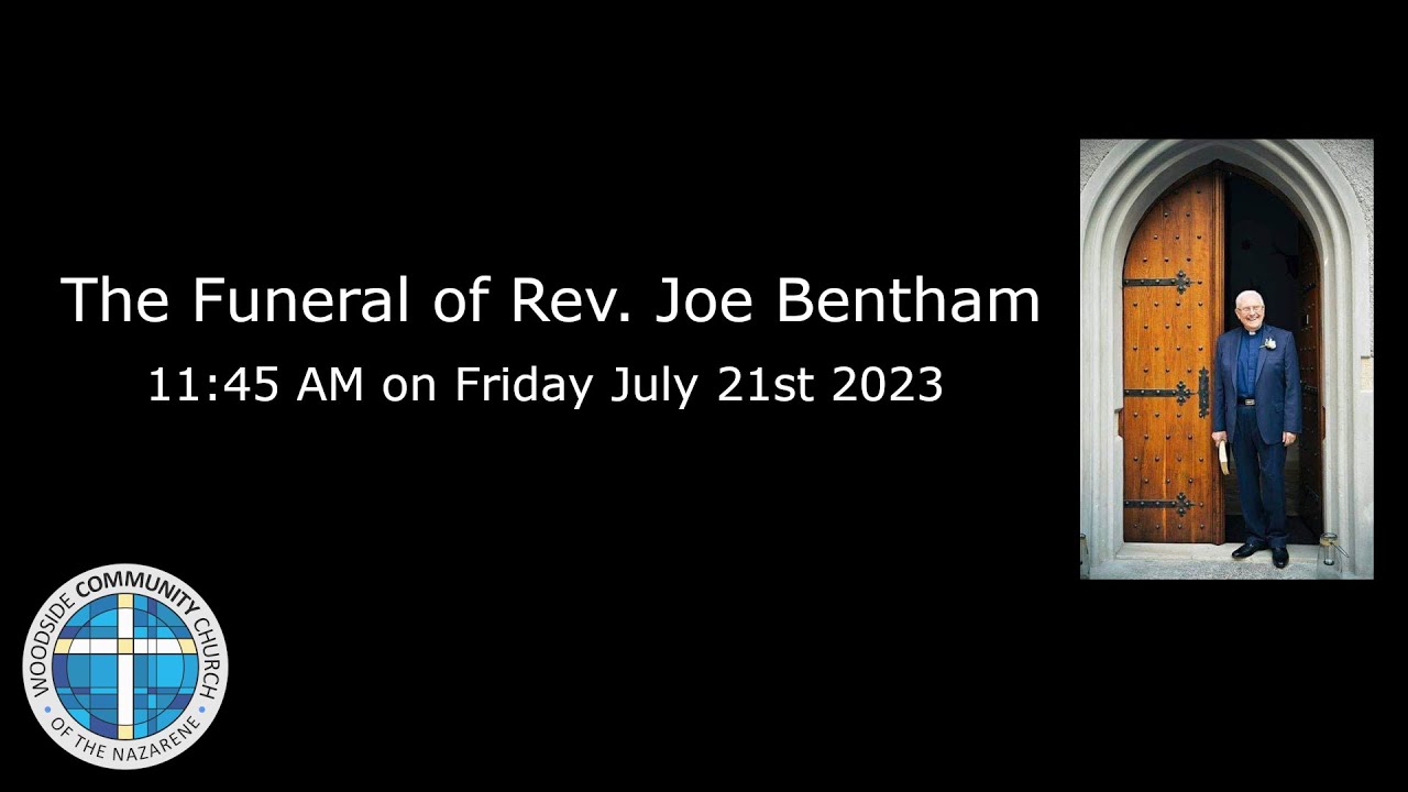 21.07.2023 - The Funeral of Rev. Joe Bentham - YouTube