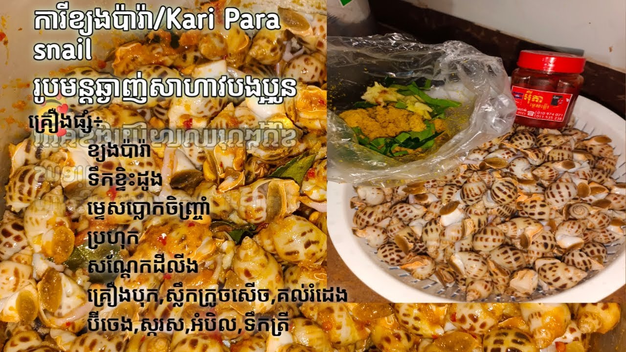 ការីខ្យងប៉ារ៉ា/Kari Para Snail 🐌 by We Learn - YouTube