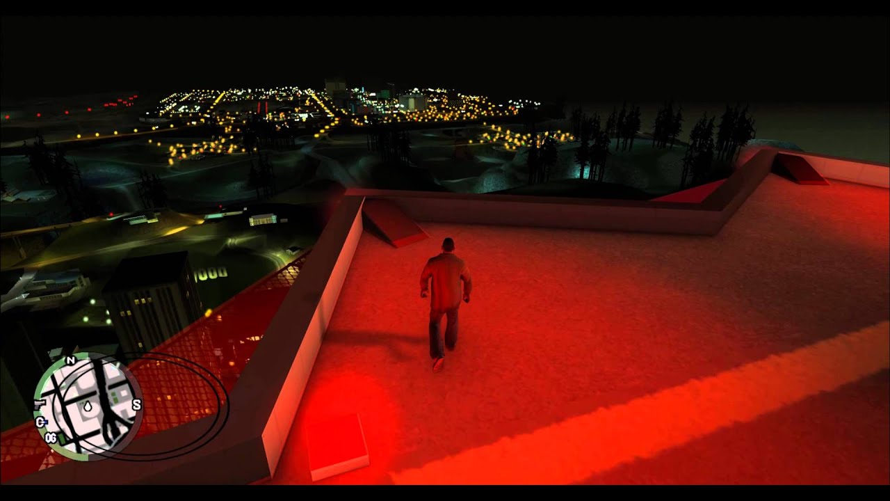 Grand Theft Auto San Andreas Crazy Draw Distance Mod - YouTube