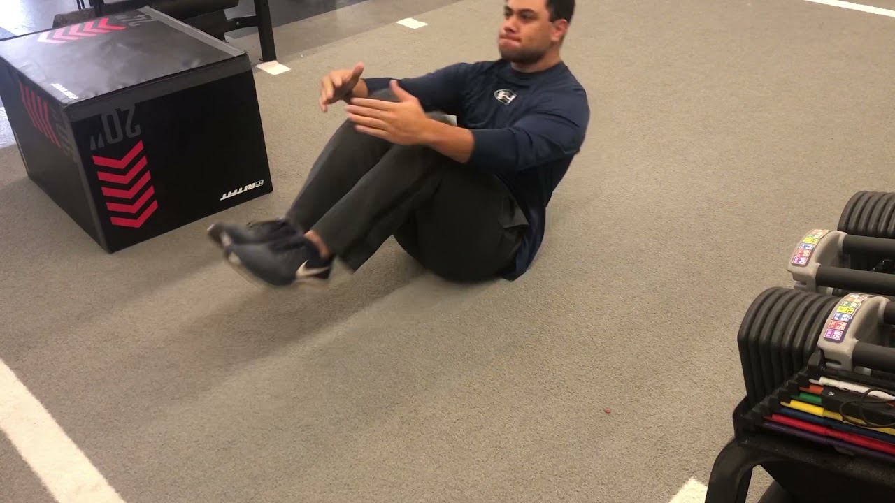 Double Leg Crunch - YouTube