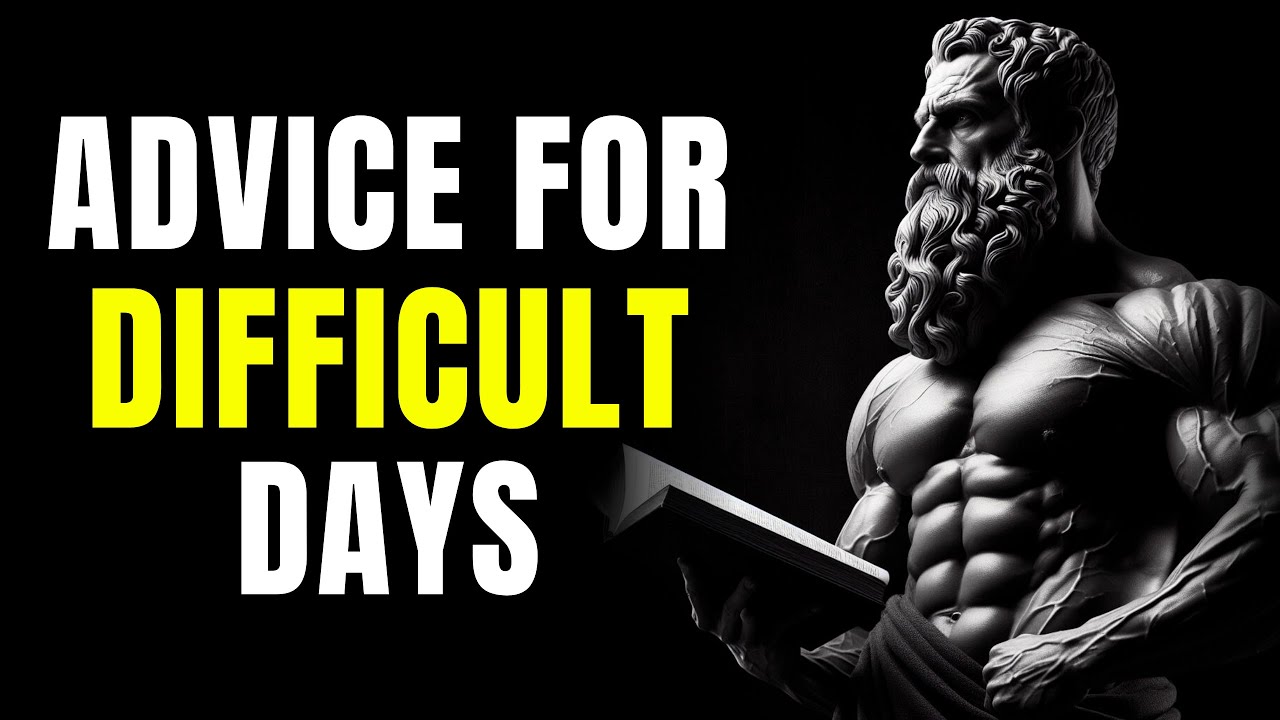 Stoic Advice for Difficult and Bad Days - YouTube