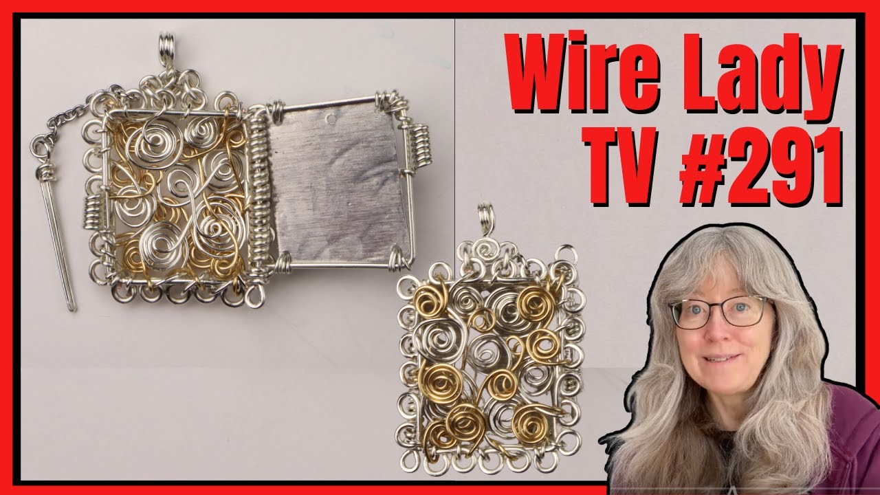 Making Locket Pendants Livestream Wire Lady TV Heather Boyd - YouTube