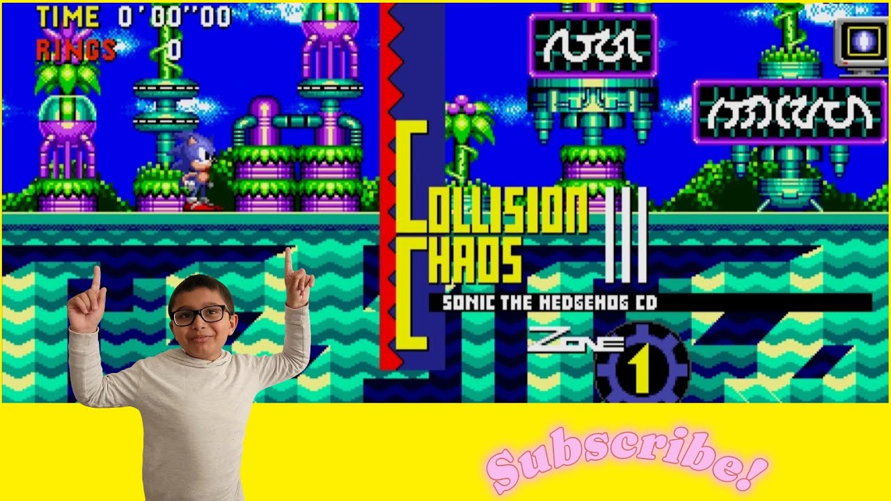 Sonic CD Classic | Collision Chaos Act 1 - 3 And Time Attack COMPLETED ...